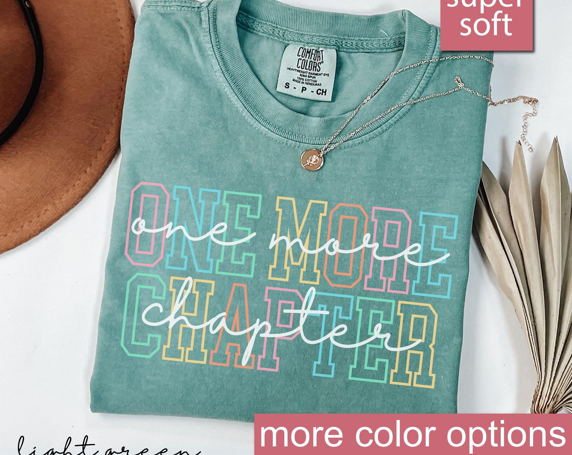 Book Lover Shirt One More Chapter Shirts Teacher Tshirt Gift For Book ...