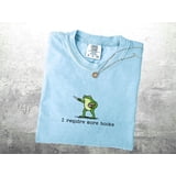 Book Lover Shirts Funny Frog Meme Bookish Gift Womens Mens Tshirt ...