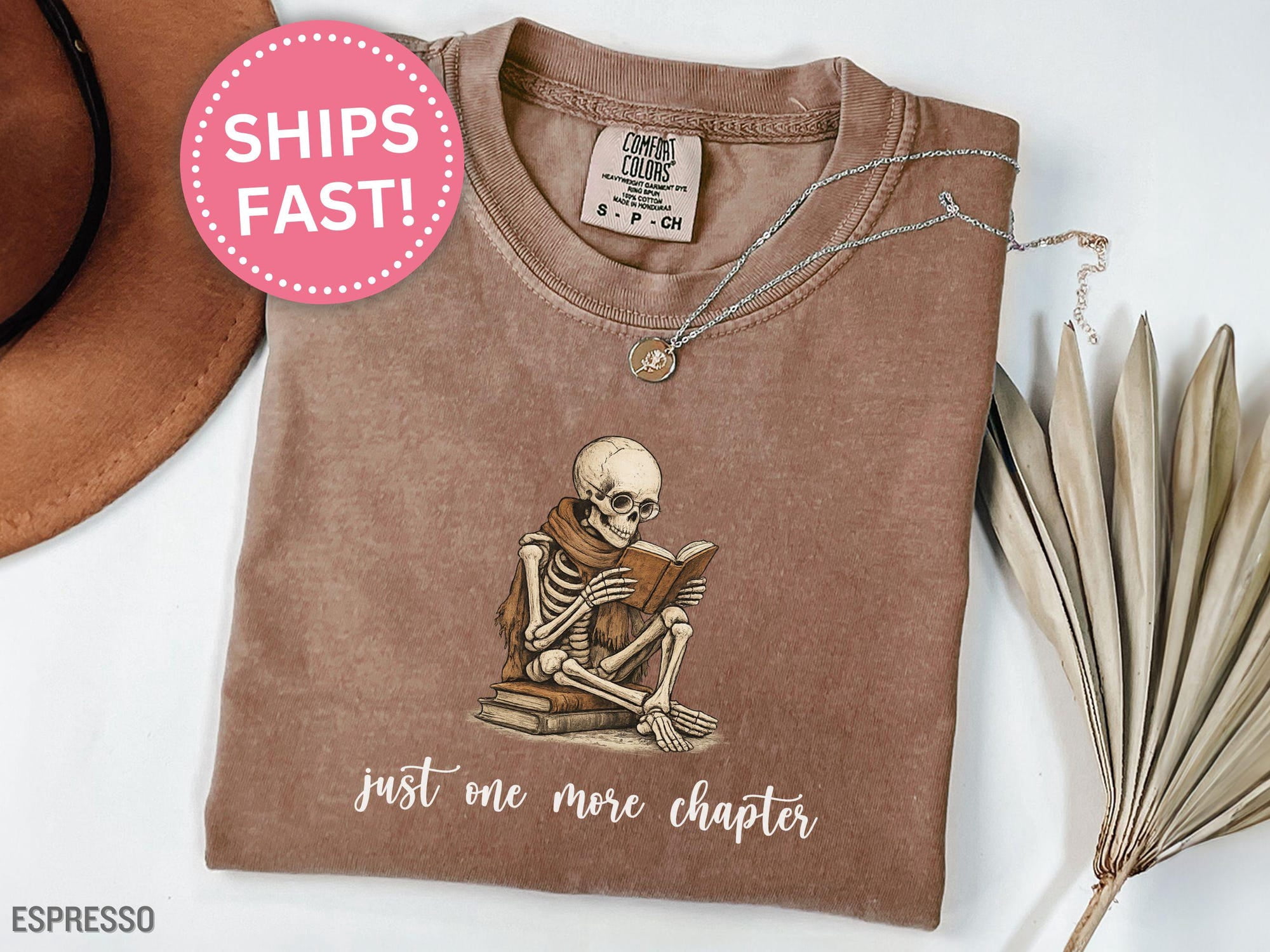 Book Lover Skeleton Shirt One More Chapter Shirt Gift for Book Lover ...