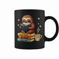 Book Lover Sloth Reading Bookish Library Read Books Be Kind Coffee Mugs ...