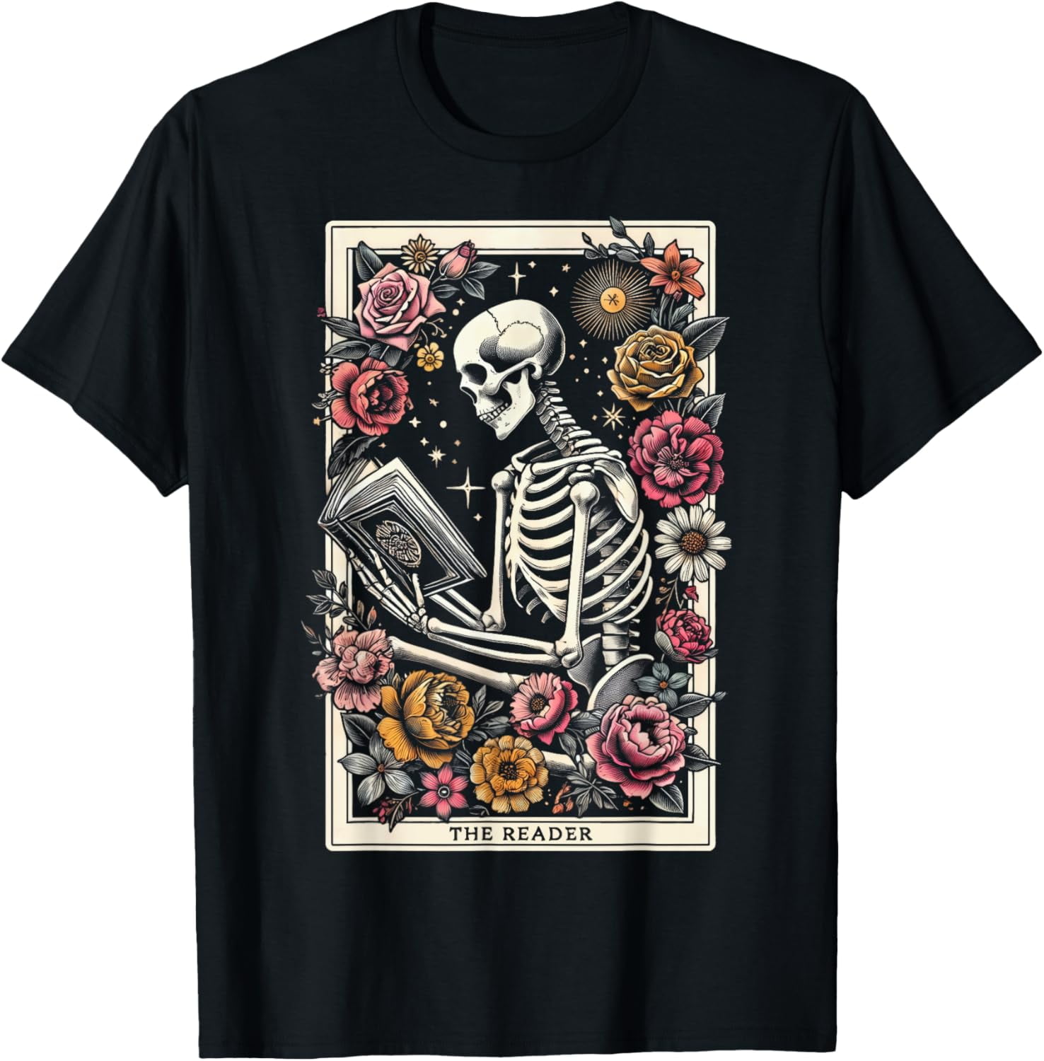 Book Lover The Reader Tarot Card Reading T-Shirt - Walmart.com
