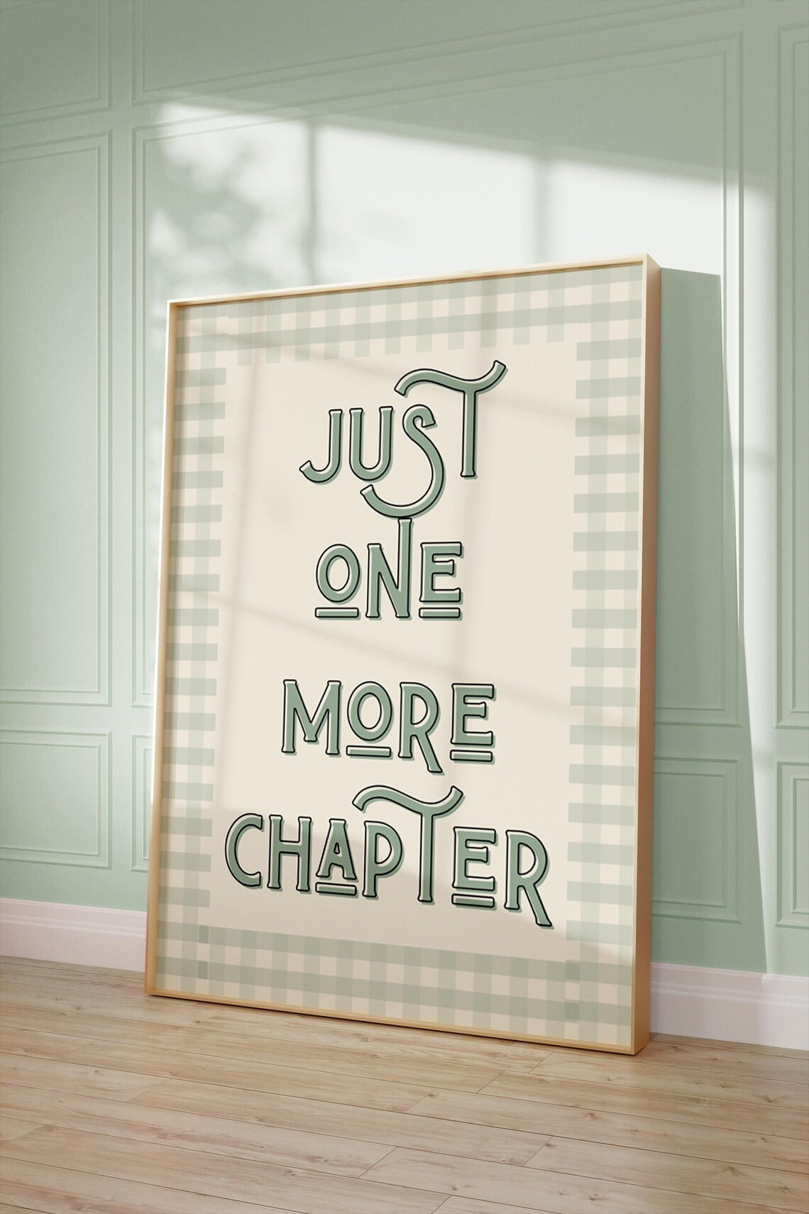 Book Lover Wall Art, Readers, One More Chapter Poster, Bookish Wall ...
