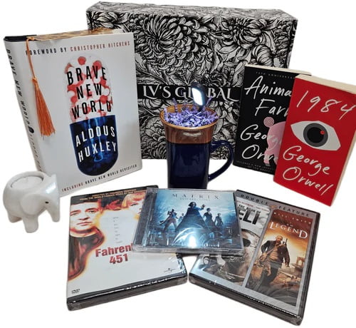 Book Lover's Gift Box- 1984, Brave New World, Matrix, Animal Farm ...