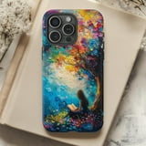 Book Lovers Acrylic Paint Style Printed Phone Case with iPhone 17 to 11 ...