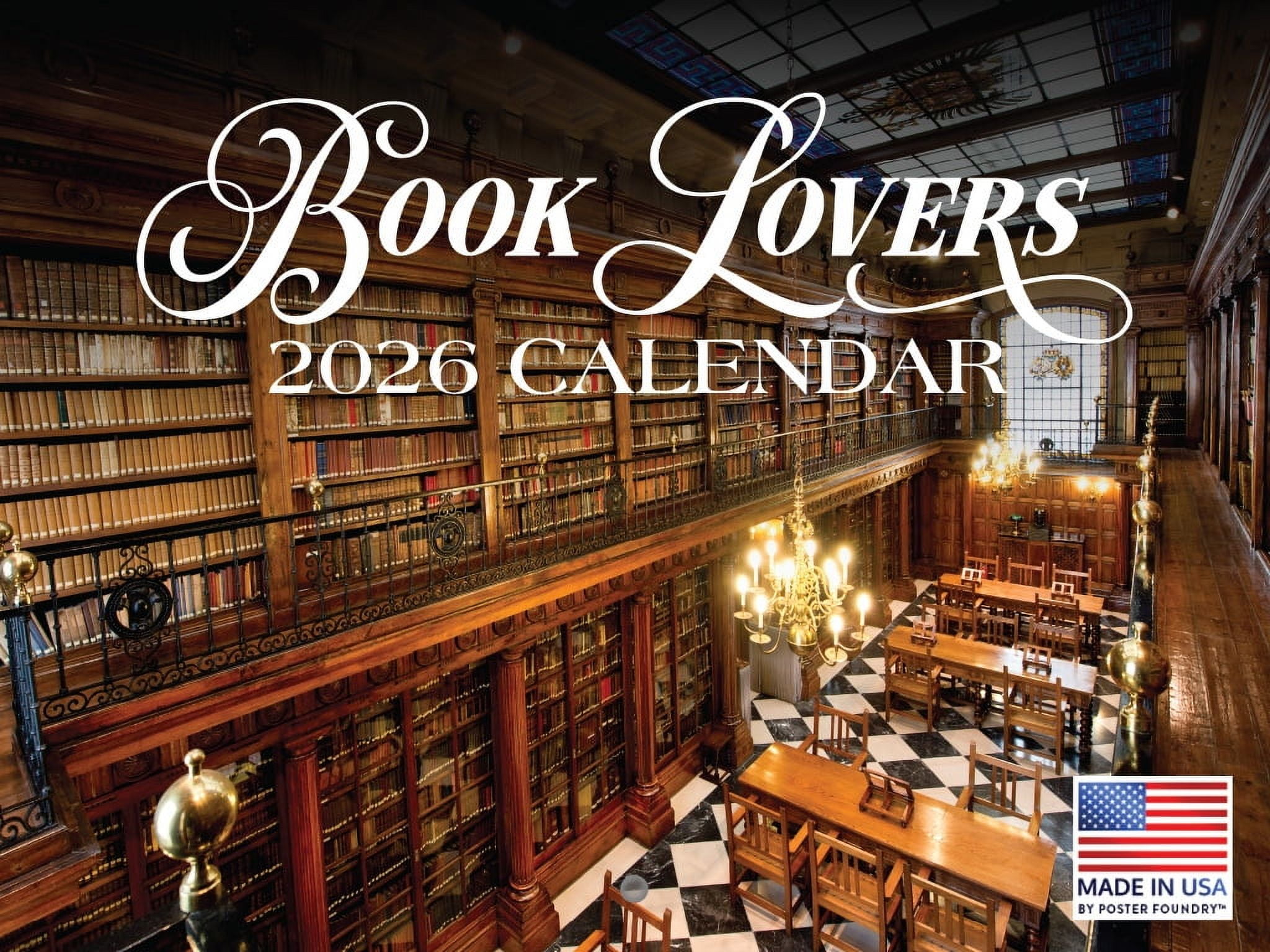 Book Lovers Calendar 2026 Monthly Wall Calender 12 Month | American ...