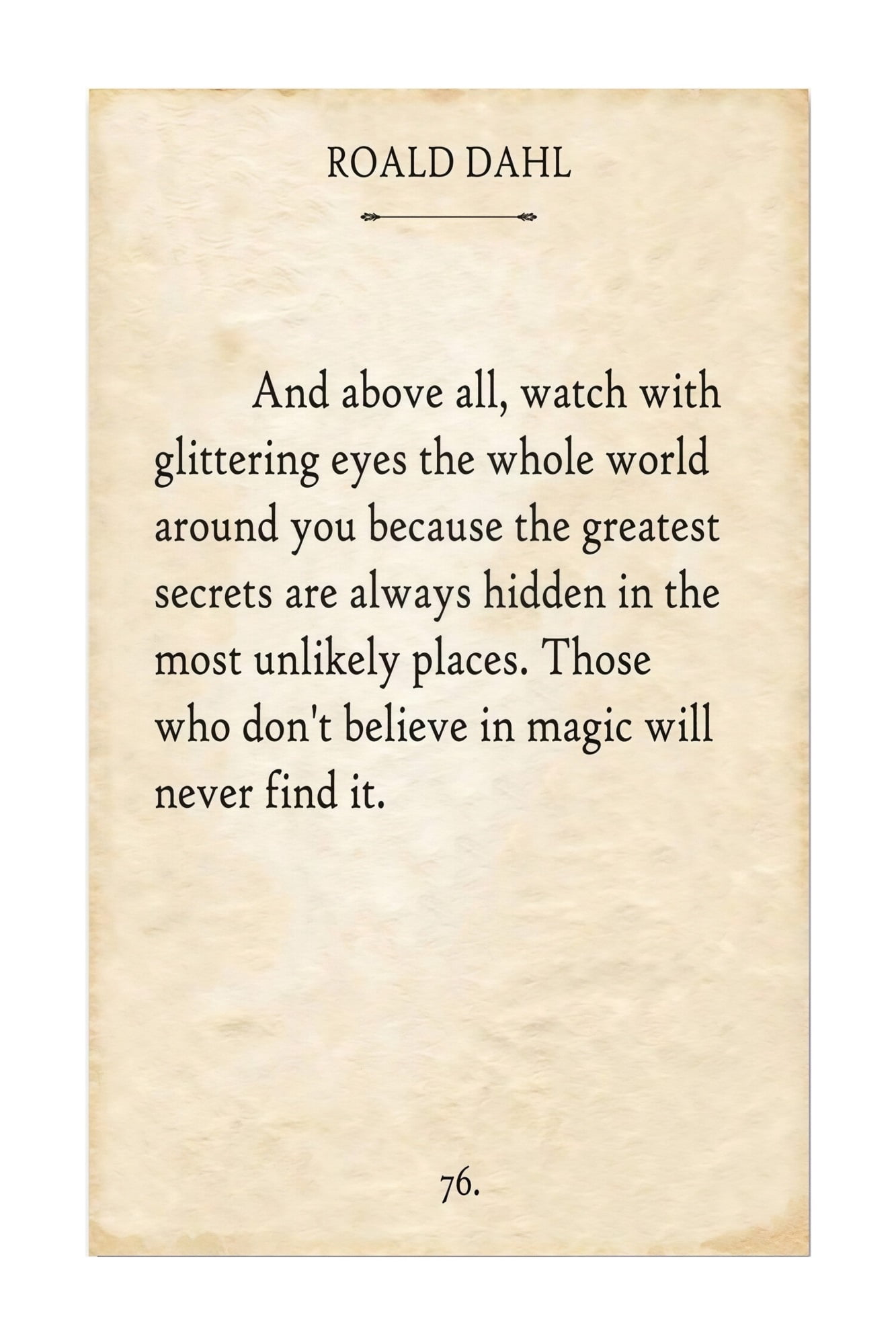 Book Lovers Gift Inspirational Author Quote Art Literary Poster for ...