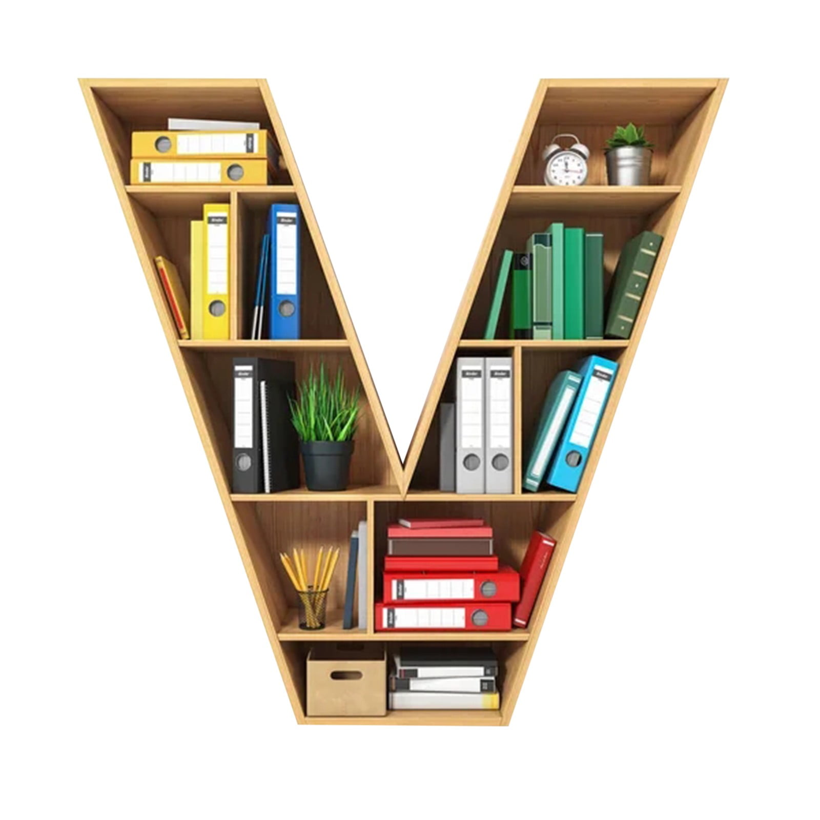 Book Lovers Heart Shaped Bookshelf Pendant Acrylic Ornament (V ...