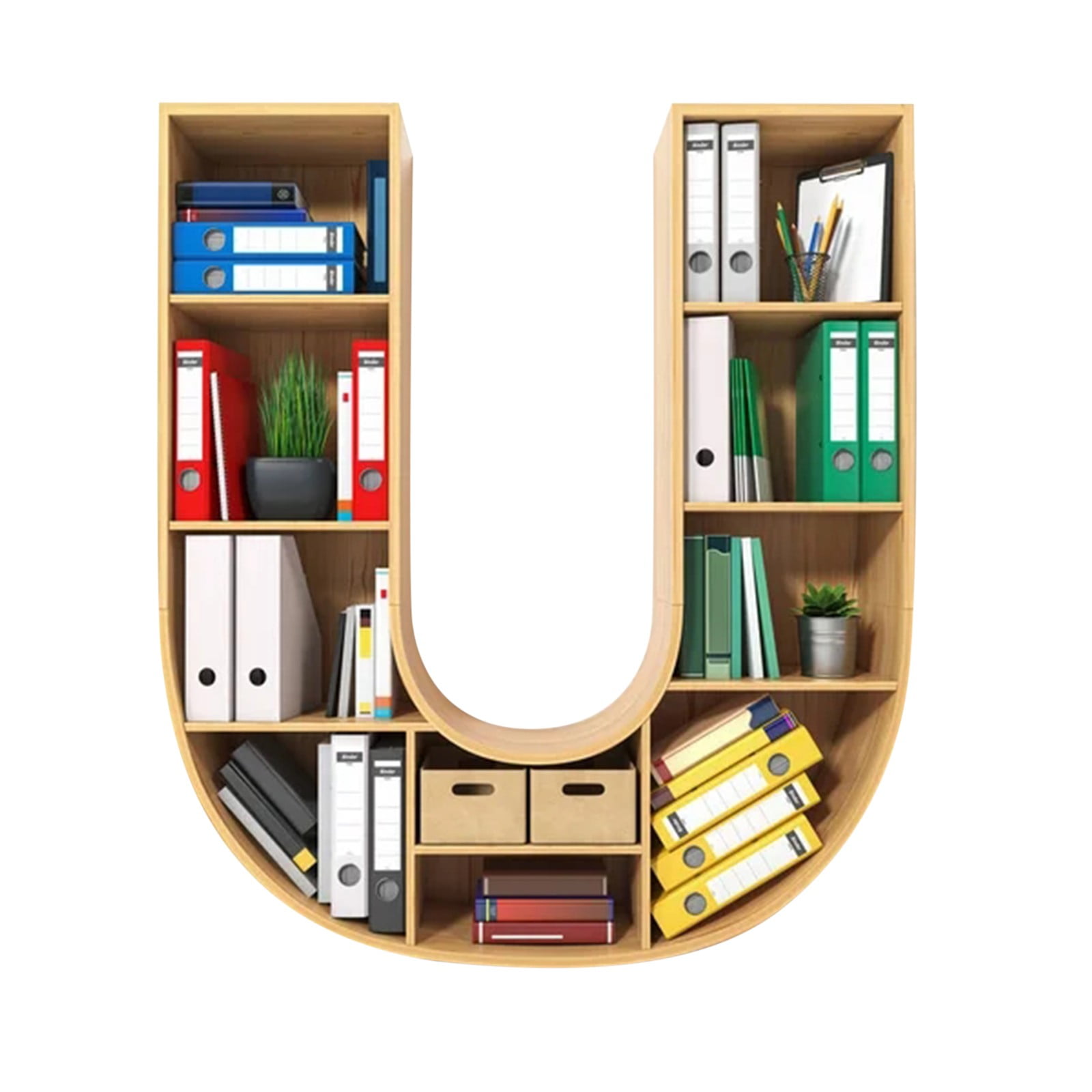 Book Lovers Heart Shaped Bookshelf Pendant Acrylic Ornament (U ...