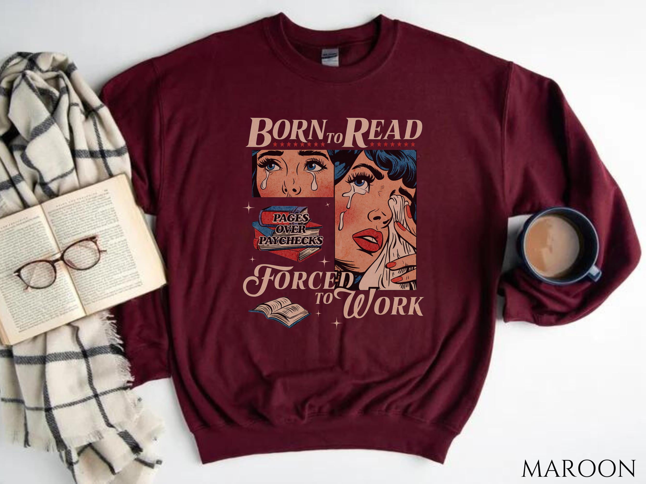 Book Lovers T-Shirt, Funny Reader Books Addict T-Shirt, 90s Y2K Retro ...