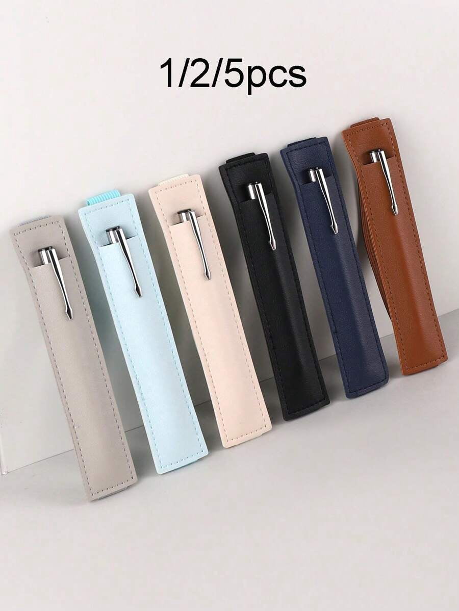 Book Mounted Pen Cover, Elastic Rubber Band Pen Strap for Notebook ...