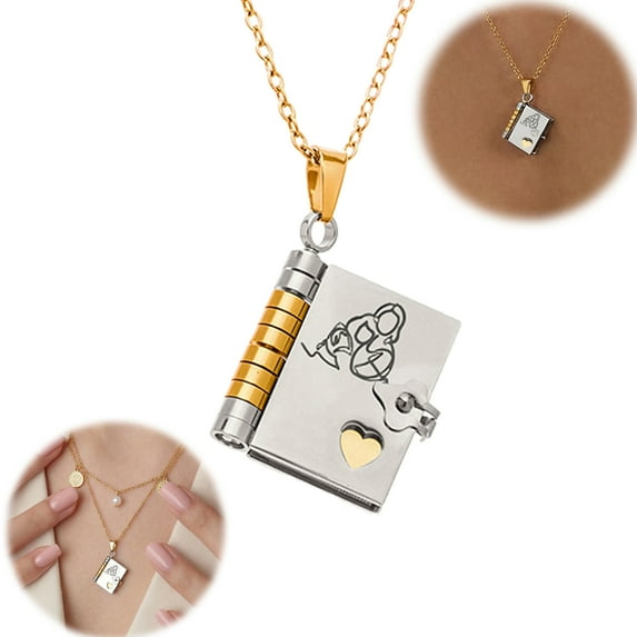 Book Necklace, The Most Beautiful Chapter Book Necklace For ...
