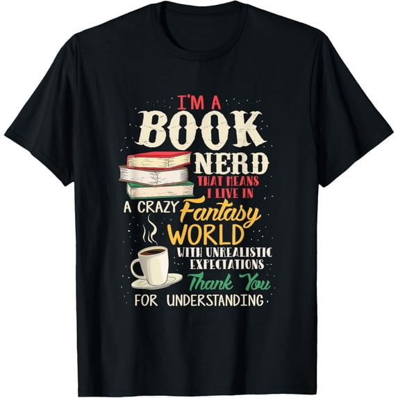 I'm a Book Nerd - Book Lover - Literature T-Shirt- Classic Dog dad ...