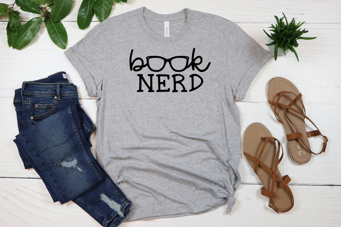 Book Nerd, Book Nerd Merch, Book Lover Shirt, Gift for Book Lover, Book ...