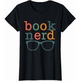 Book Nerd Bookish Bookworm Graphic T-Shirt - Walmart.com