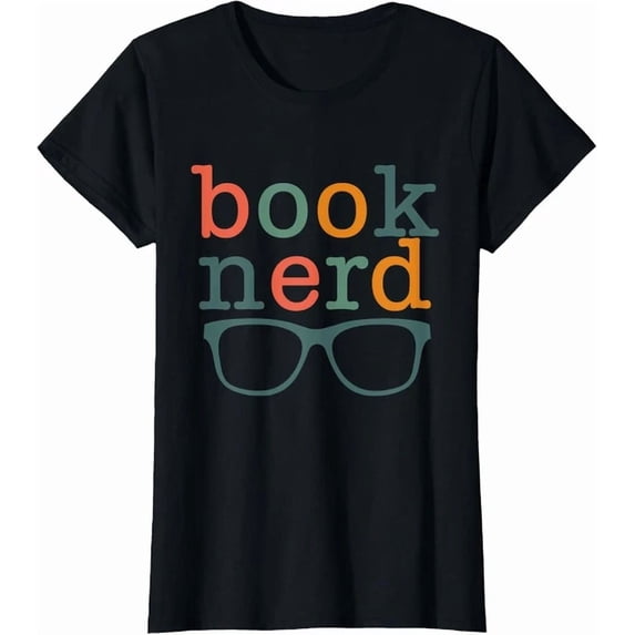 Book Nerd Bookish Bookworm Graphic T-Shirt - Walmart.com
