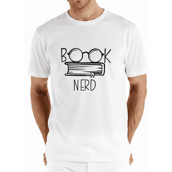 Book Nerd Funny Reader Library Geek Quote Humor Unisex T-Shirt up to ...