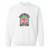 Book Nerd Life Funny Reader Quote Cozy Library Vibes Sweatshirt, up to ...