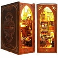 Book Nook Kit for Adult, DIY Miniature Dollhouse Booknook Kit with LED ...