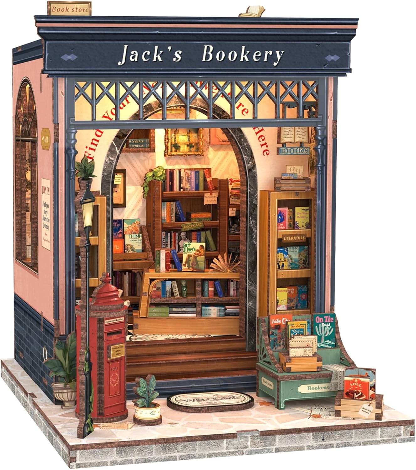 Book Nook Kit - DIY Miniature House Dollhouse Kit for Adults and Teens ...