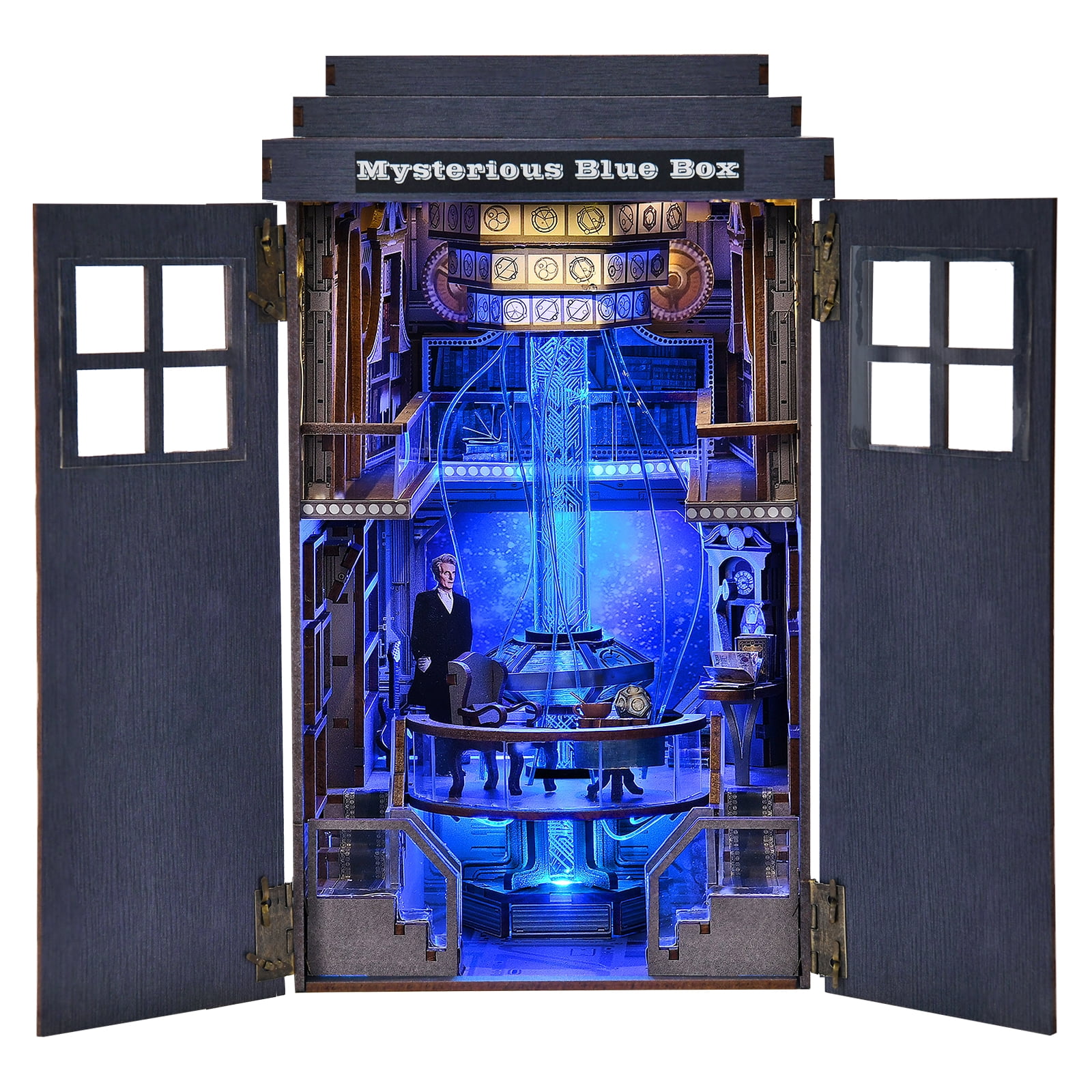 Book Nook Kit Mysterious Telephone Booth DIY Wooden Puzzle Handmade ...