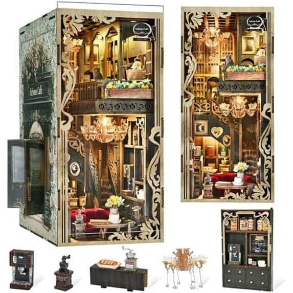 Book Nook Kits for Adults and Teens, DIY Miniature Dollhouse Kit 3D ...