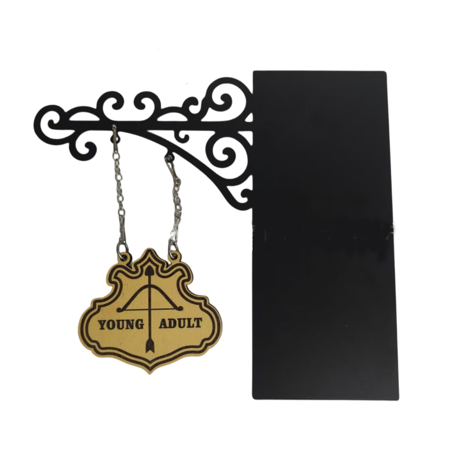 Book Nook Tavern Signs – Genre Shelf Labels with Hanging Brackets, 2025 ...