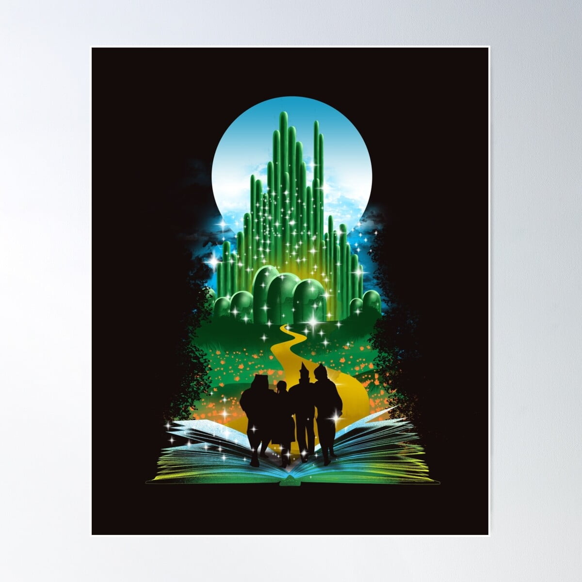 Book Of Wizard Poster Wall Art Modern Wall Decor For Living Room ...