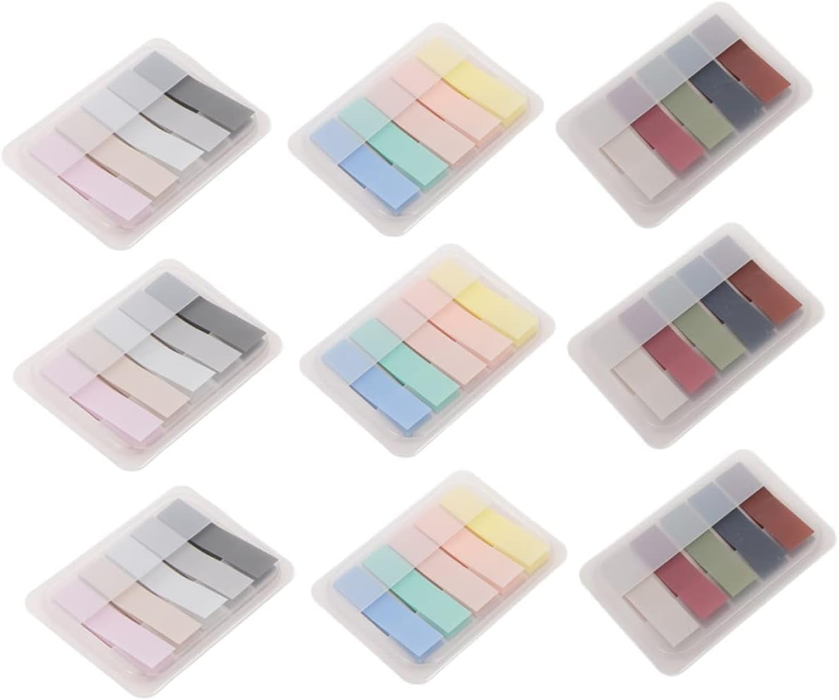 Book Page Marker 9 Sets of Classification Stickers Tearable Memos Index ...