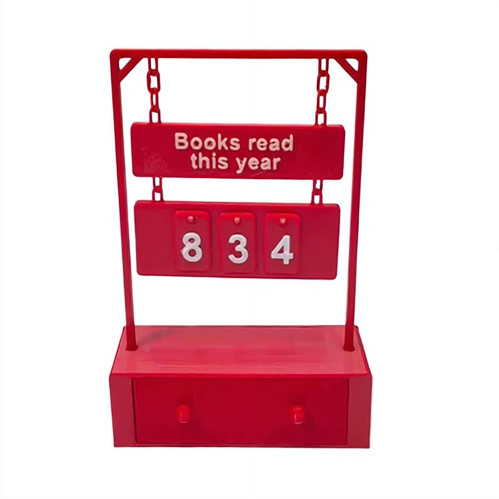 Book Read Counter, Books Read This Year Sign, Reading Goal Tracker ...
