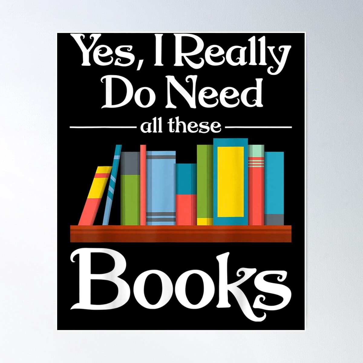 Book Reader Study Reading Books Poster Wall Art, Modern Wall Decor For ...