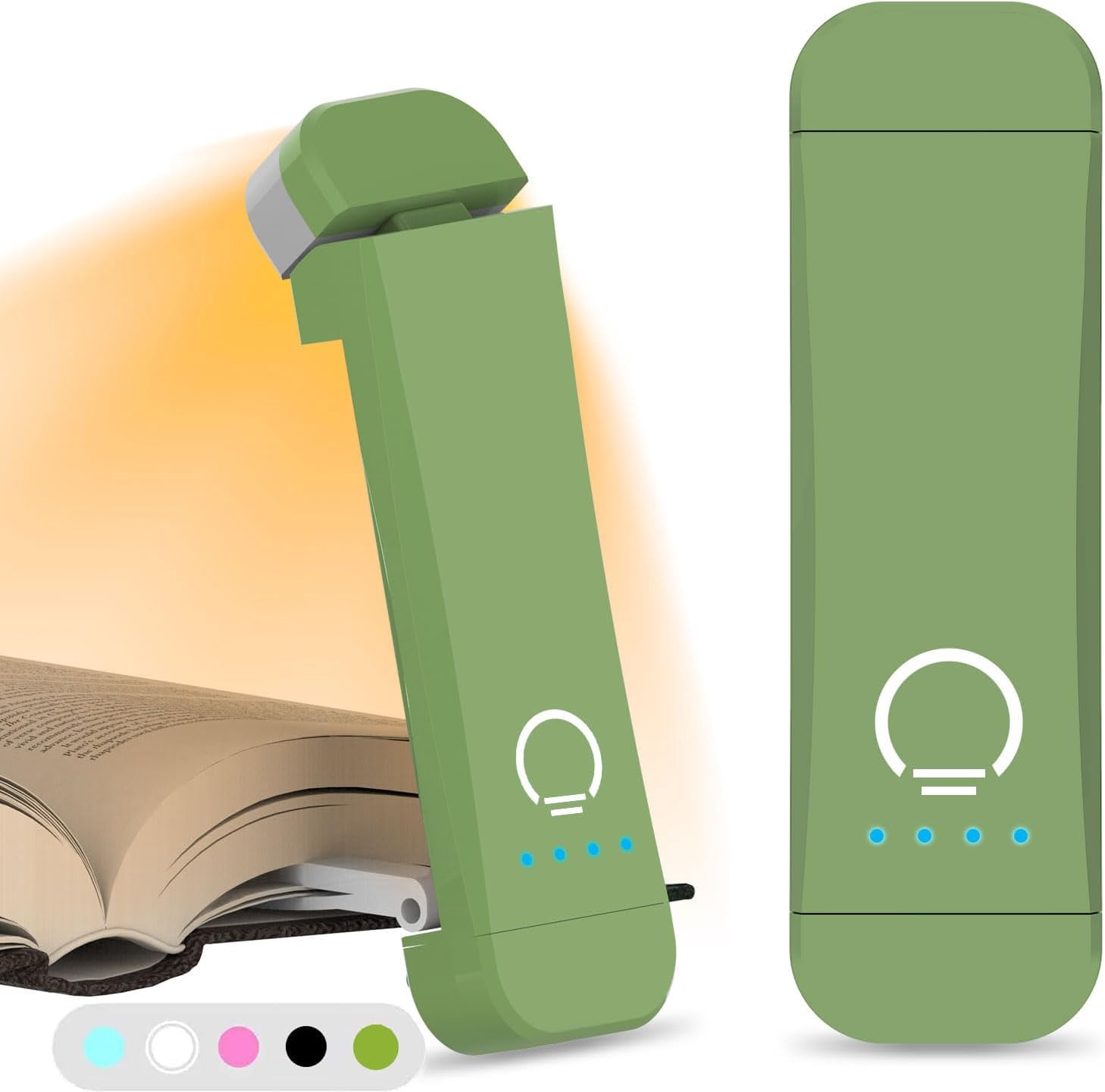 Book Reading Light,Silent Touch Book Lamp for Reading in Bed ...