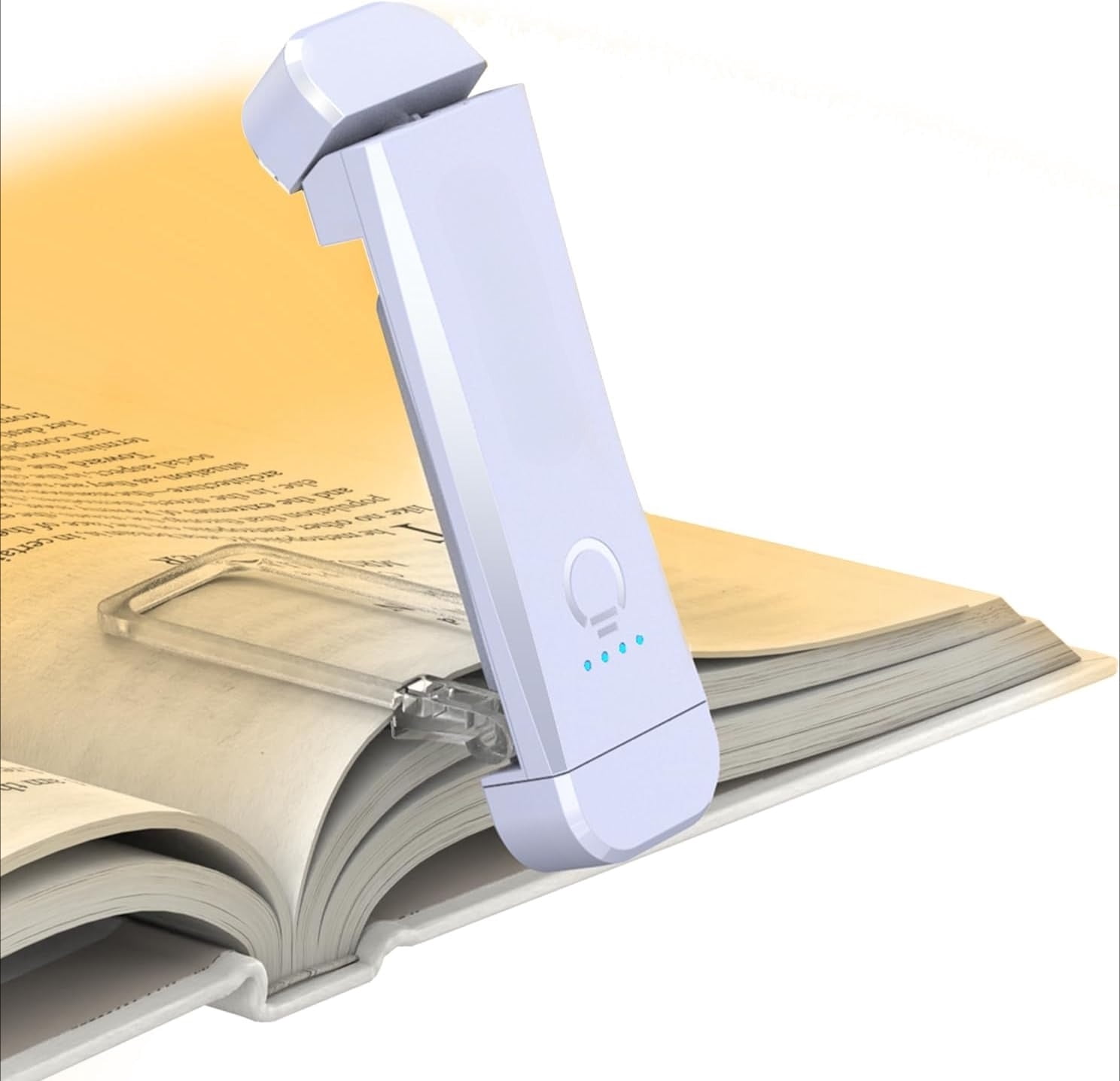 Book Reading Light,Silent Touch Lamp for in Bed,Rechargeable Clip on ...