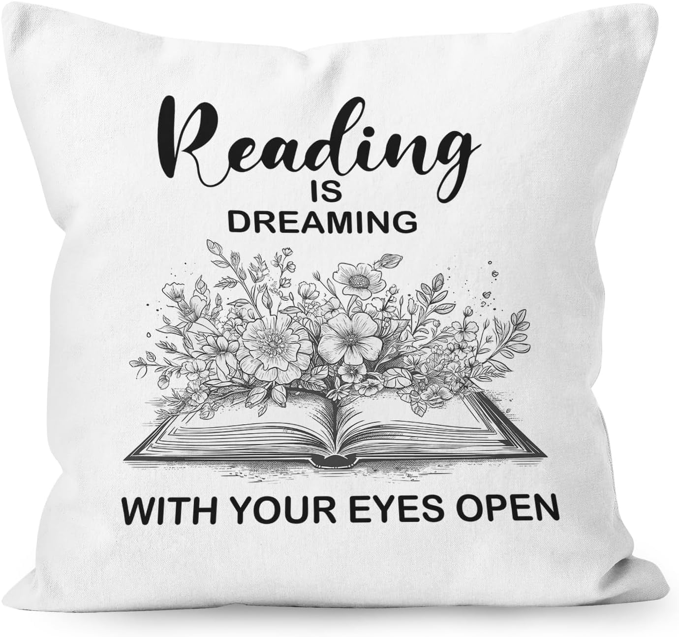 Book Reading Pillow Covers 18x18, Classroom Pillow Covers, Reading ...