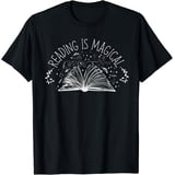 Book Reading Reading Is Magical T-Shirt - Walmart.com