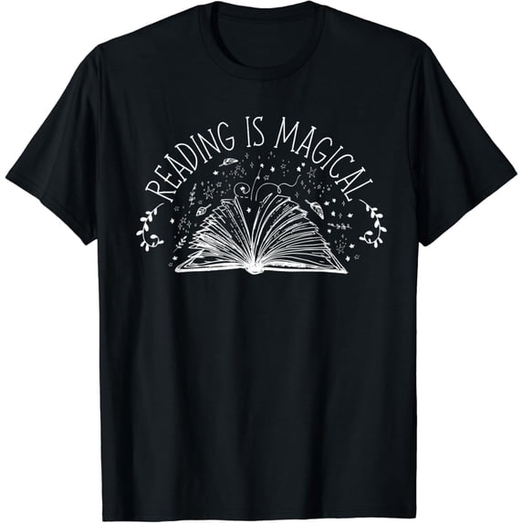 Book Reading Reading Is Magical T-Shirt - Walmart.com