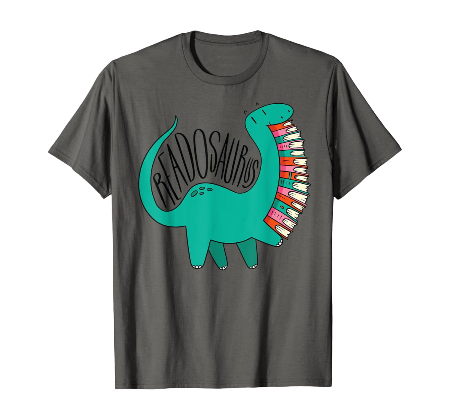 Book Readosaurus Dinosaur Books Library Reading Lovers T-Shirt ...
