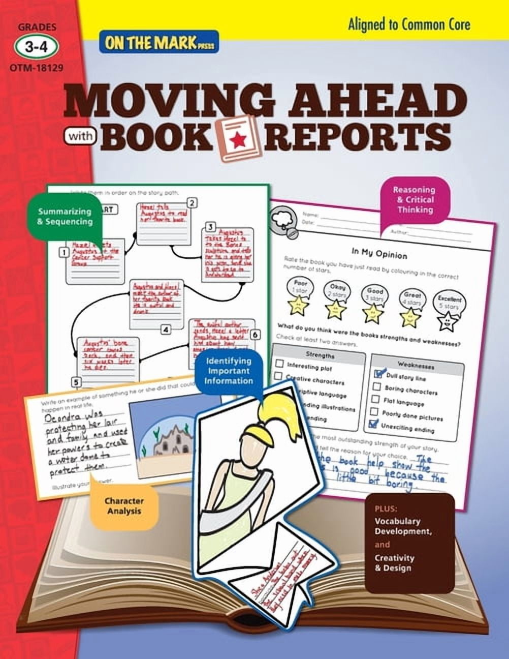 Book Reports Grades 3-4, (Paperback) - Walmart.com