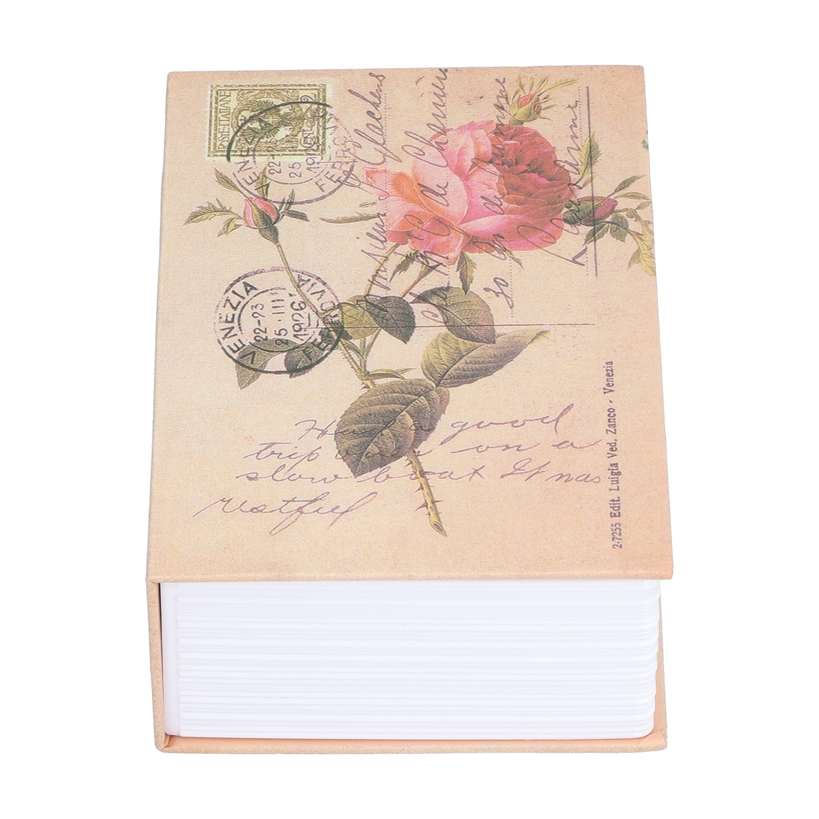 Book Safe Box, Portable Hidden Security Book Storage Case with Key Lock ...