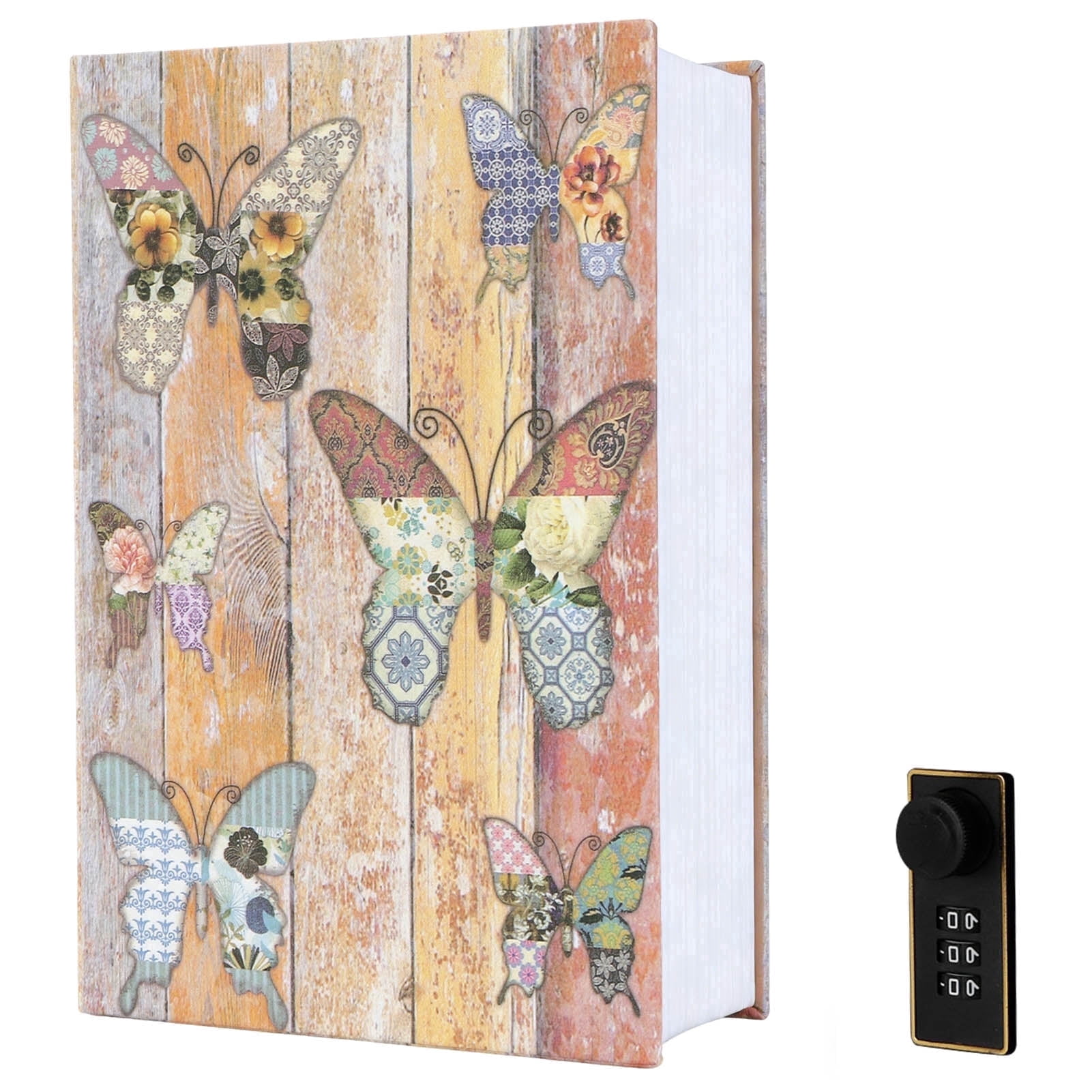 Book Safe Lock Box, Hidden Book Safe with Combination for Traveling ...