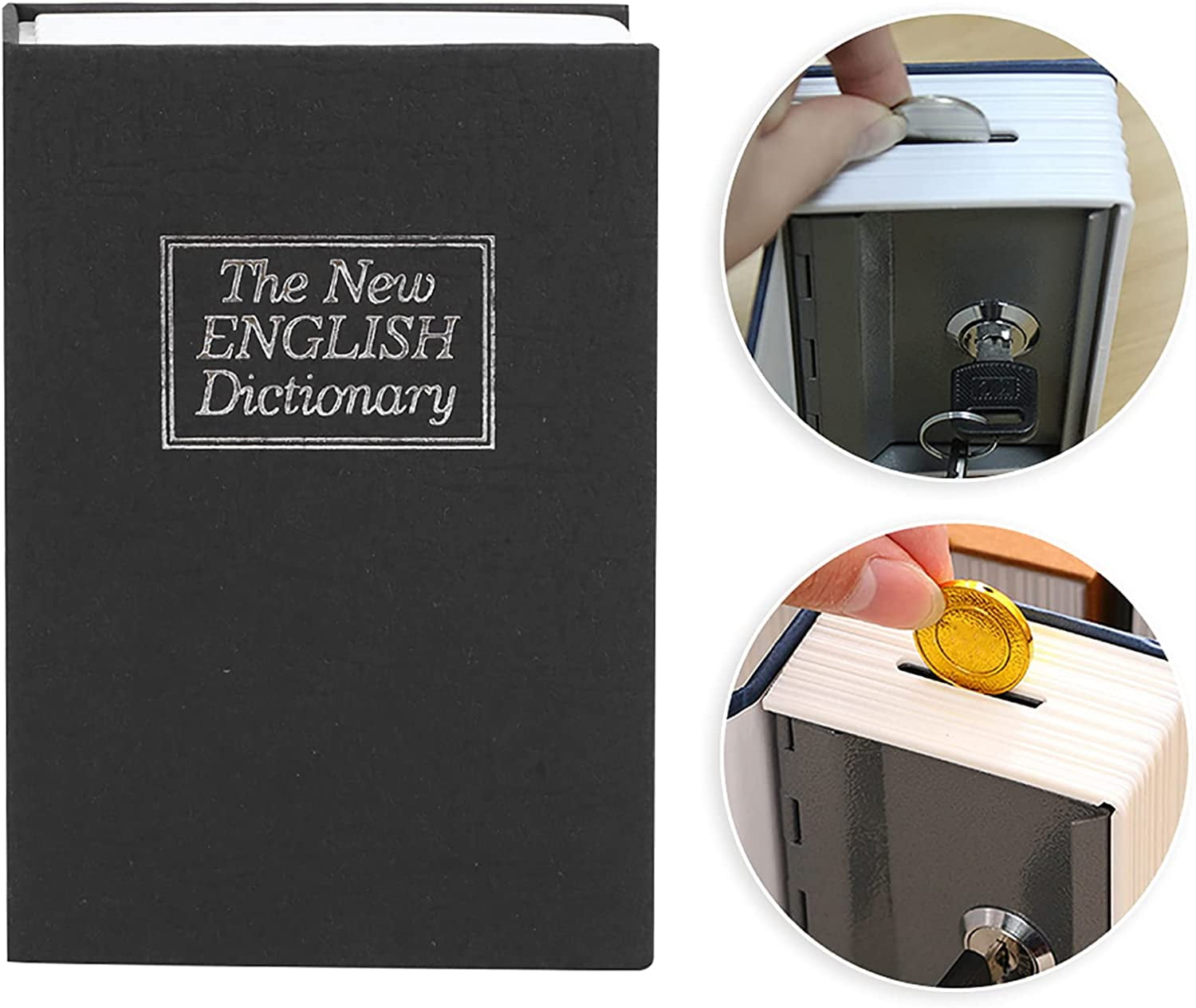 Book Safe Lock Box，Safe Book Box For Money，Simulation Book Hidden Box ...