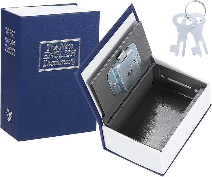 Book Safe With Key,Hidden Book Safe,Fake Book Safe,With Key Lock ...
