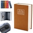 Book Safe with Combination Lock, Book Shaped Security Lock Box ...