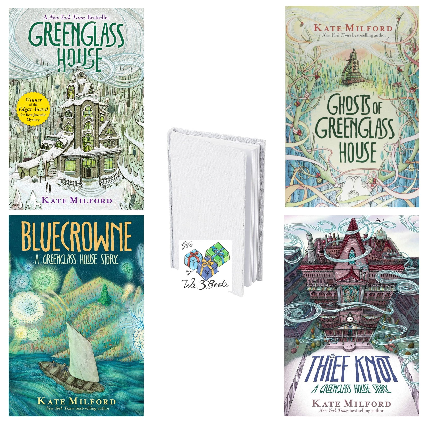Book Series Greenglass House, Ghosts of Greenglass House, Bluecrowne ...