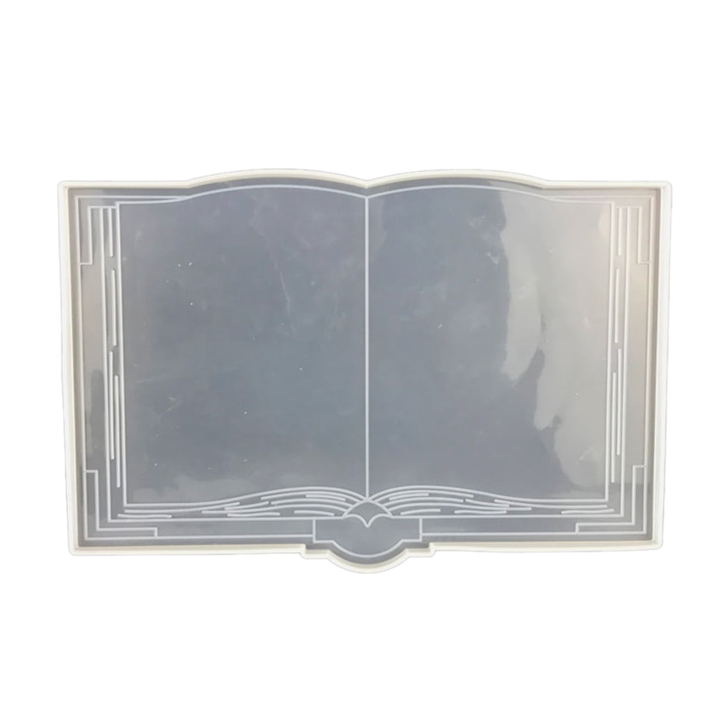 Book Shape Decoration Mold Epoxy Silicone Mold Table Soft Ceramic ...