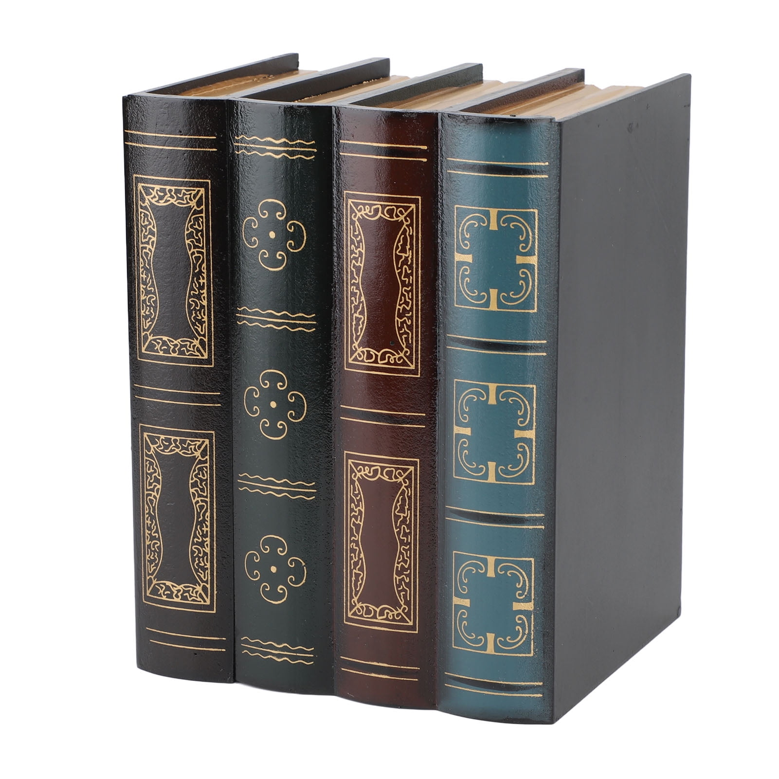 Book Shape Storage Box Antique Vintage Fake Book Decoration For Cafe ...