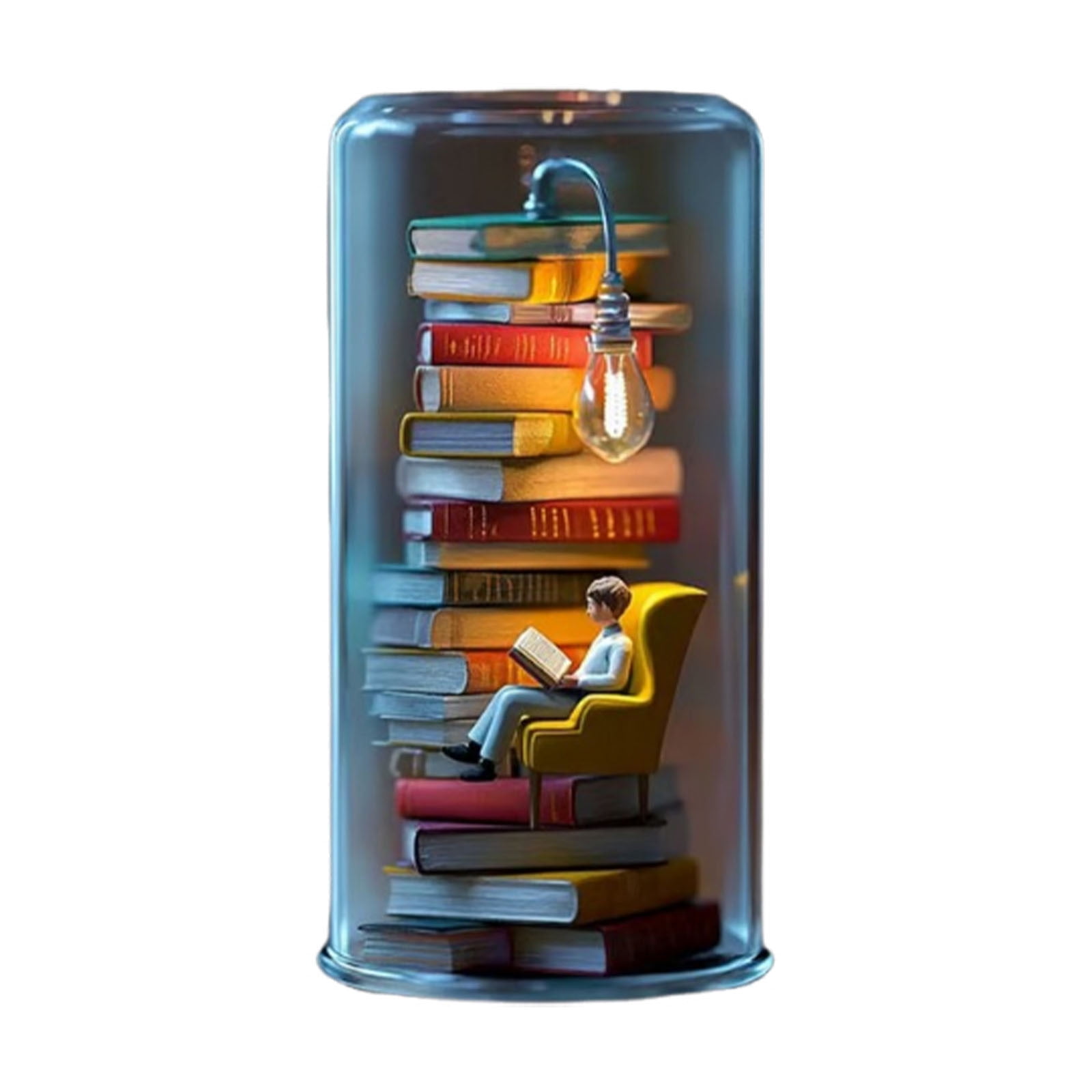 Book Shaped Lamp,Mini Book Light,Book Lamp Book Lovers Gifts,LED Table ...