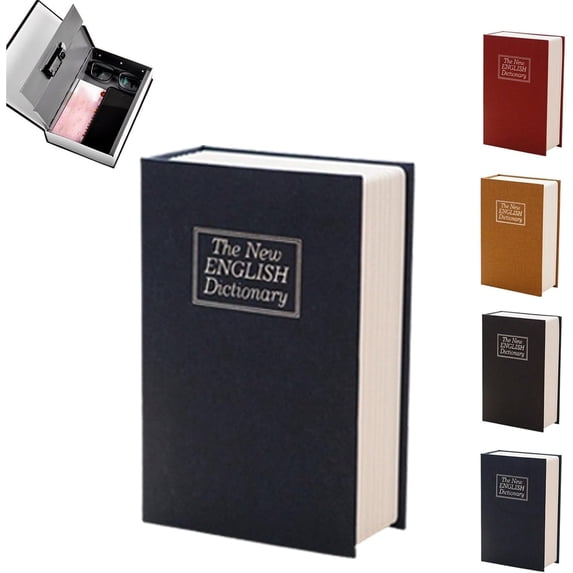 Book Shaped Security Lock Box, Book Safe Combination Lock, Combination ...