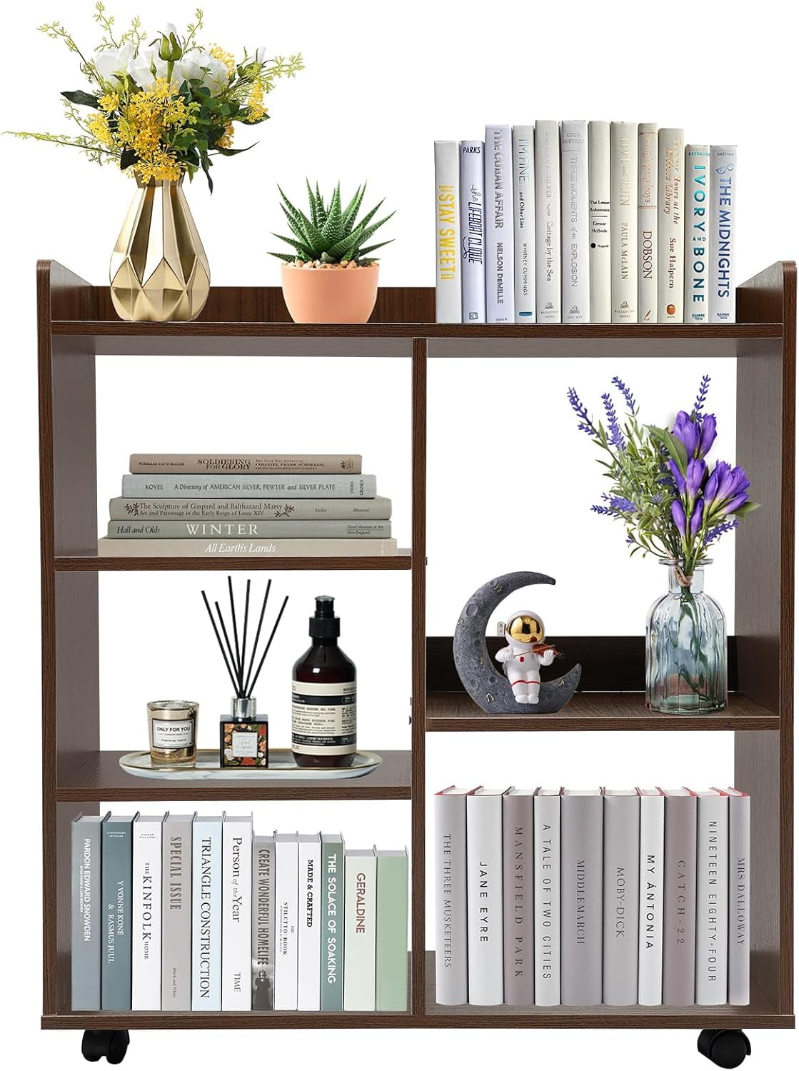 Book Shelf 5 Cube Short Bookshelf Bookcase, File Cabinet Filing Storage ...