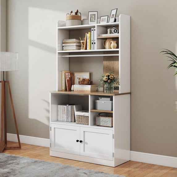 Book Shelf, 5-Tier Bookshelf, Bookcase, 71 inch Tall Bookcase with ...