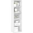Book Shelf, 5-Tier Bookshelf, Bookcase with Open Shelves, 9.4 x 15.8 x ...